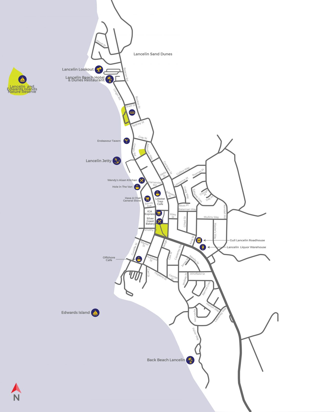 Lancelin Holiday Homes Locations - Lancelin Beach Breaks